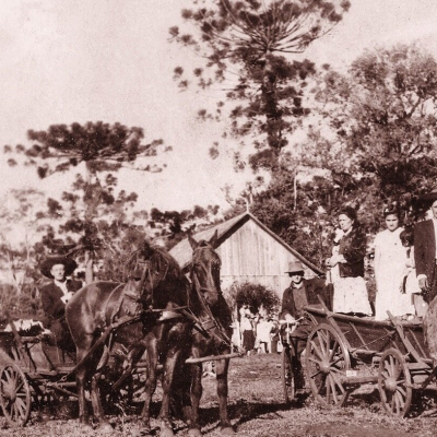 Colonos poloneses em Cascavel - Década de 1950