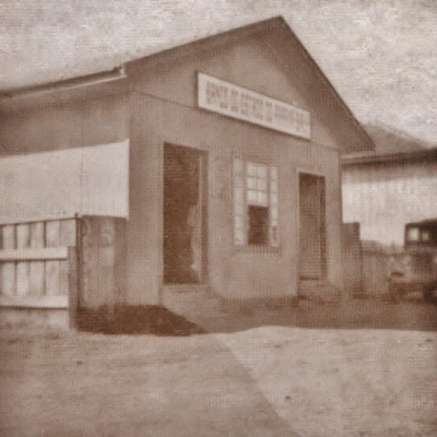 Primeira sede do Banestado em Cascavel - 1959